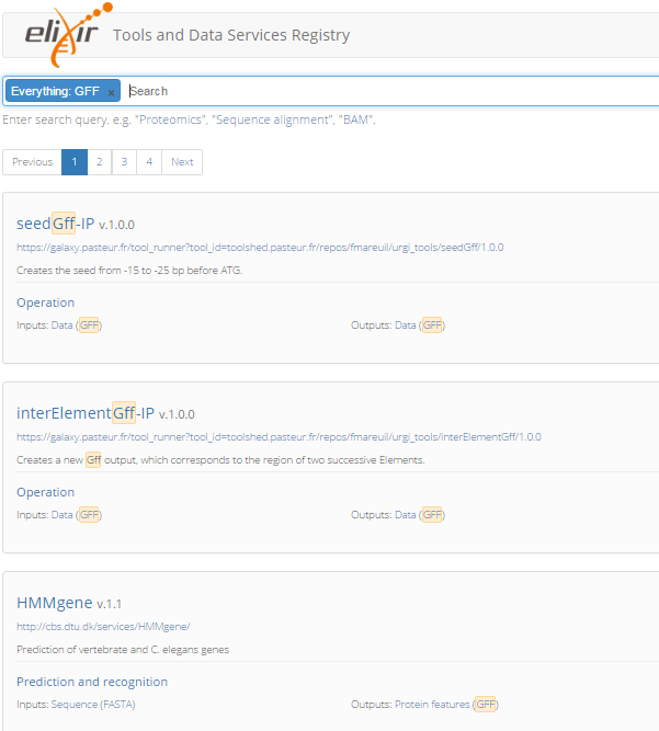 Search for "Output: Sequence alignment" returns no hits · Issue #197 · bio-tools ...