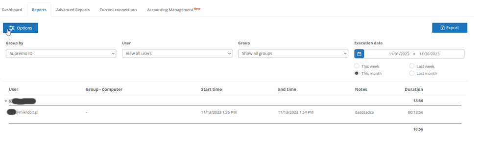 Reporting Function · Issue #147 · rustdesk/rustdesk-server-pro · GitHub