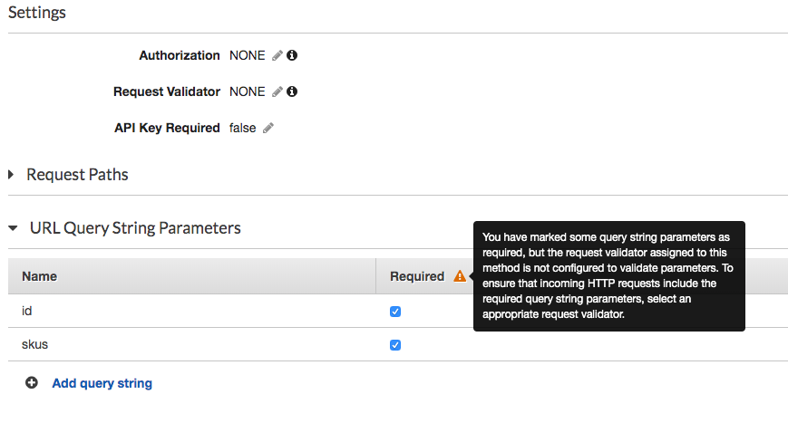 Query string does not honor required/not required · Issue #5034 · serverless/serverless · GitHub
