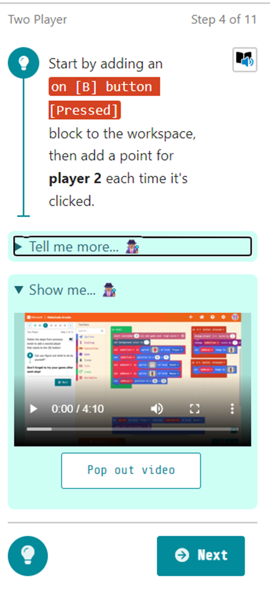 Video details misleading in "Show me" section of Two Player Balloon skill map · Issue #5131 ...
