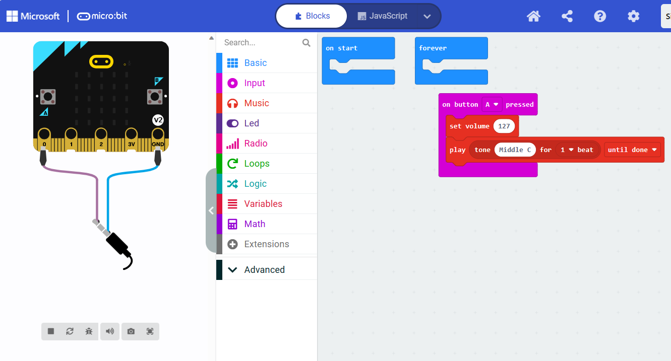 Remove external speaker connection if V2 board is detected · Issue #5198 · microsoft/pxt ...