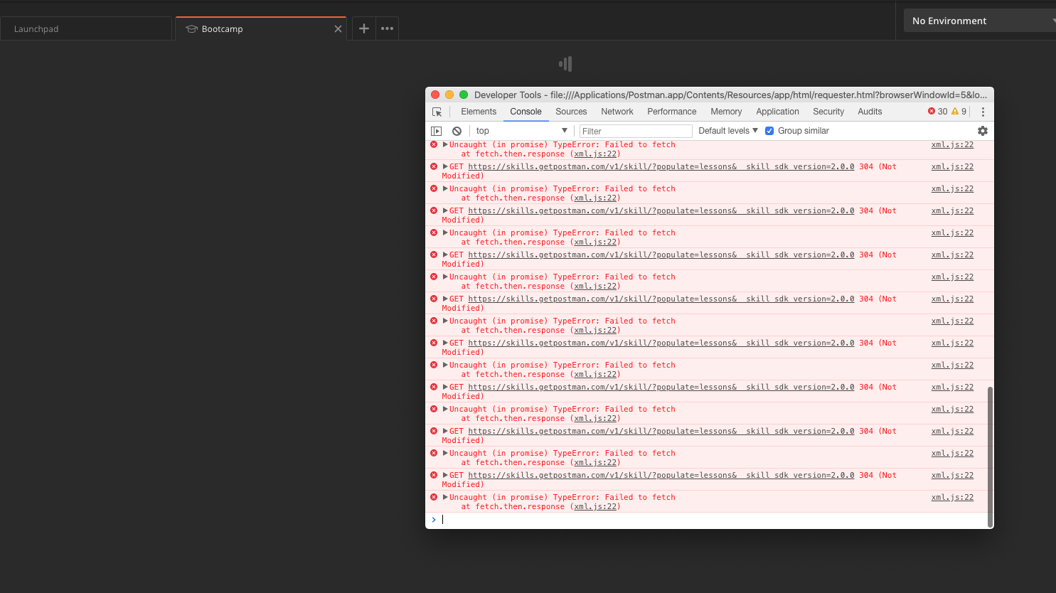 Postman bootcamp doesn't finish loading · Issue #8171 · postmanlabs ...