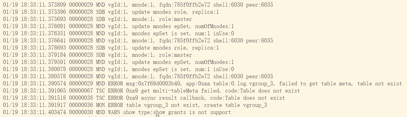 golang example get error `database not exist` and `table not exist` · Issue #9912 · taosdata ...