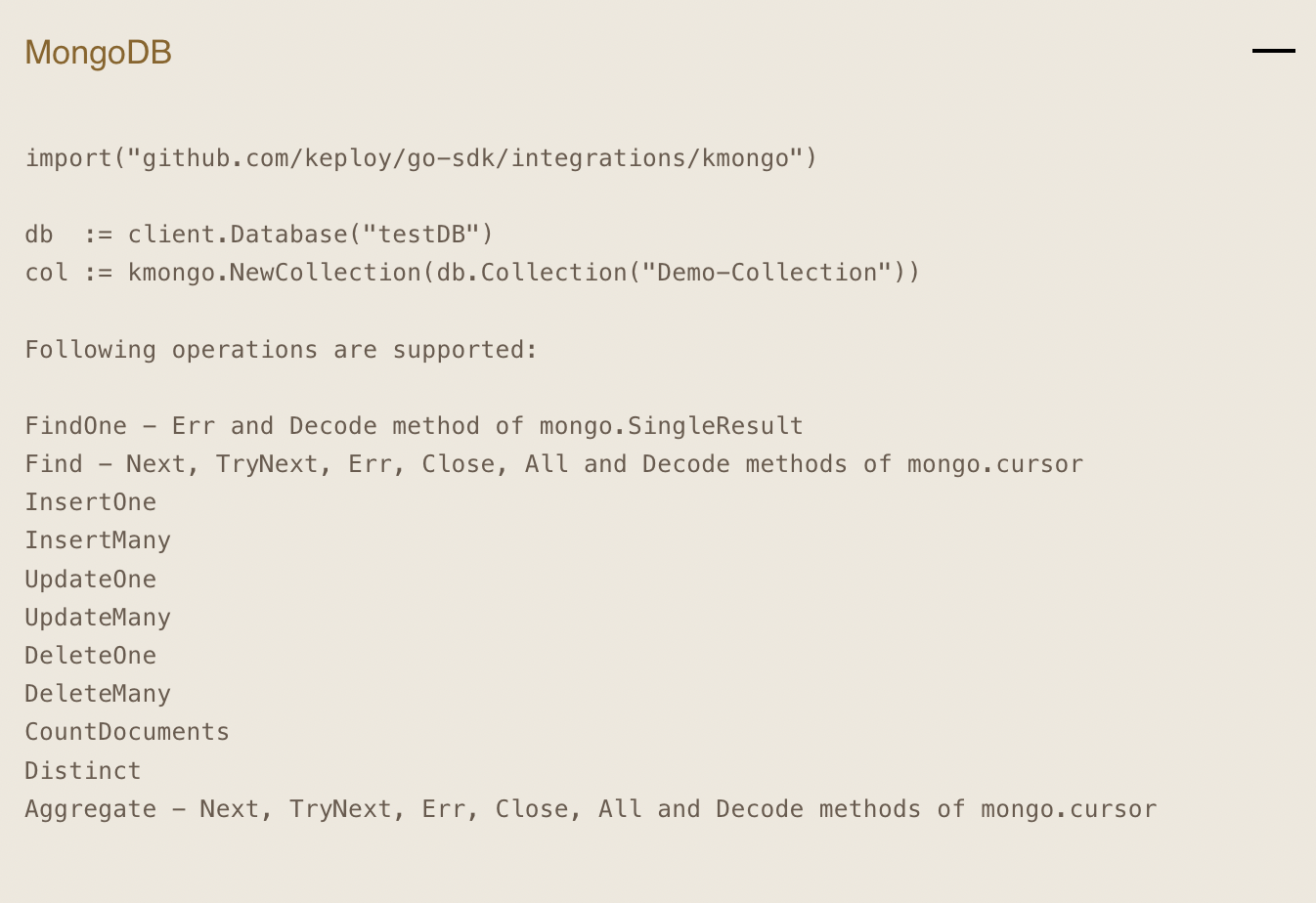 [feature]: convert dependency integration code to code blocks · Issue #369 · keploy/keploy · GitHub