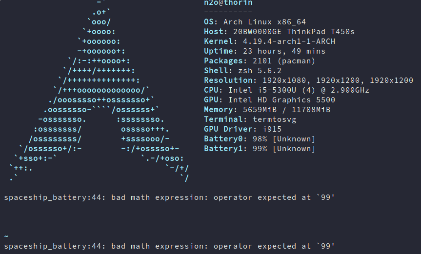 Bad math expression · Issue #245 · spaceship-prompt/spaceship-prompt · GitHub