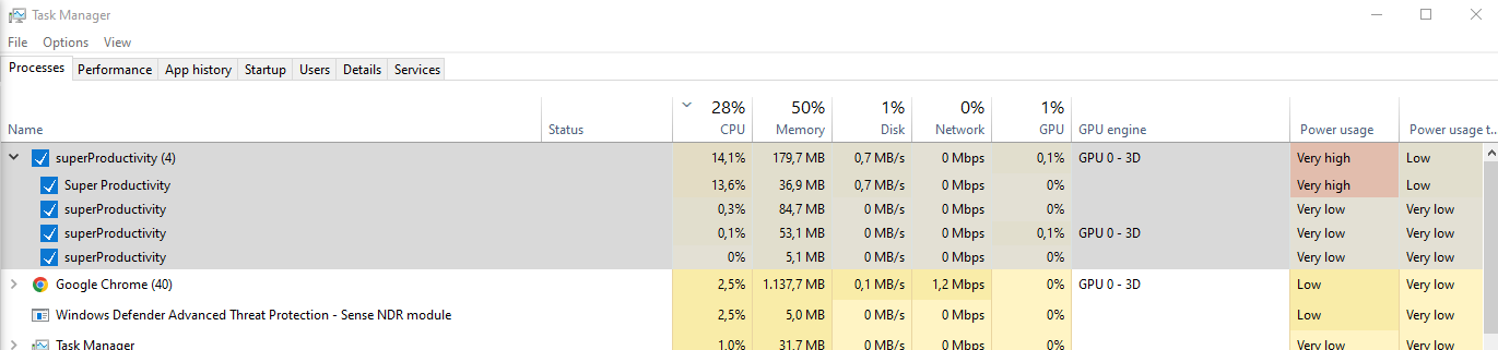 7.11.2 Prerelease / Windows :: High CPU load when timer is counting on a task · Issue #2003 ...