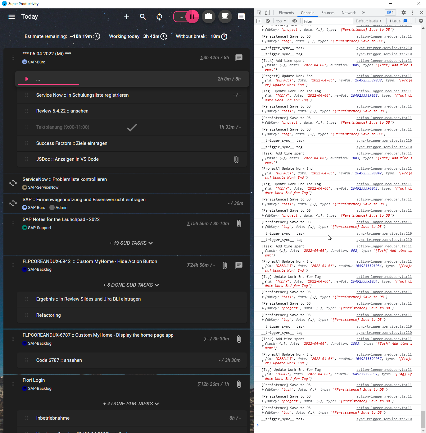 7.11.2 Prerelease / Windows :: High CPU load when timer is counting on a task · Issue #2003 ...