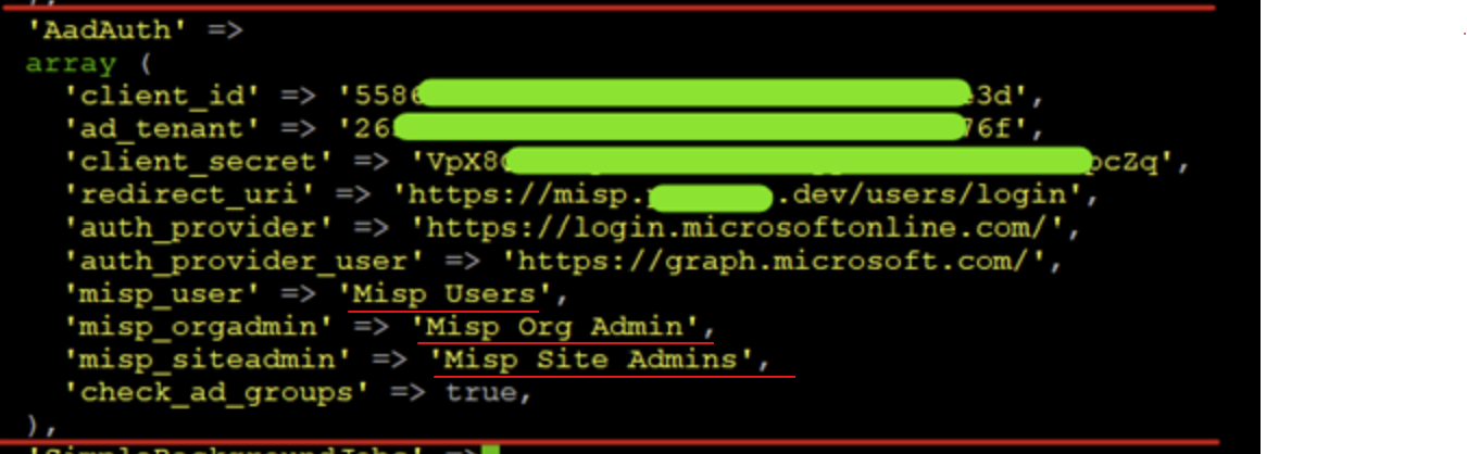 Support: Azure AD authentication · Issue #8403 · MISP/MISP · GitHub