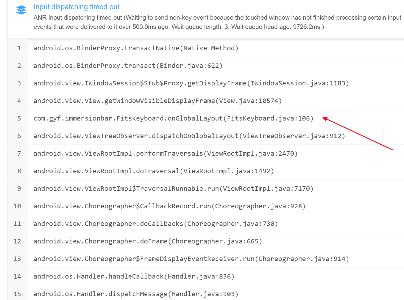 Anr Input Dispatching Timed Out · Issue 359 · Gyf Devimmersionbar · Github
