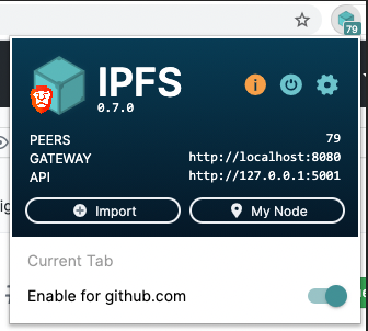 Explore visual representation in menu when running Brave node · Issue #965 · ipfs/ipfs-companion ...