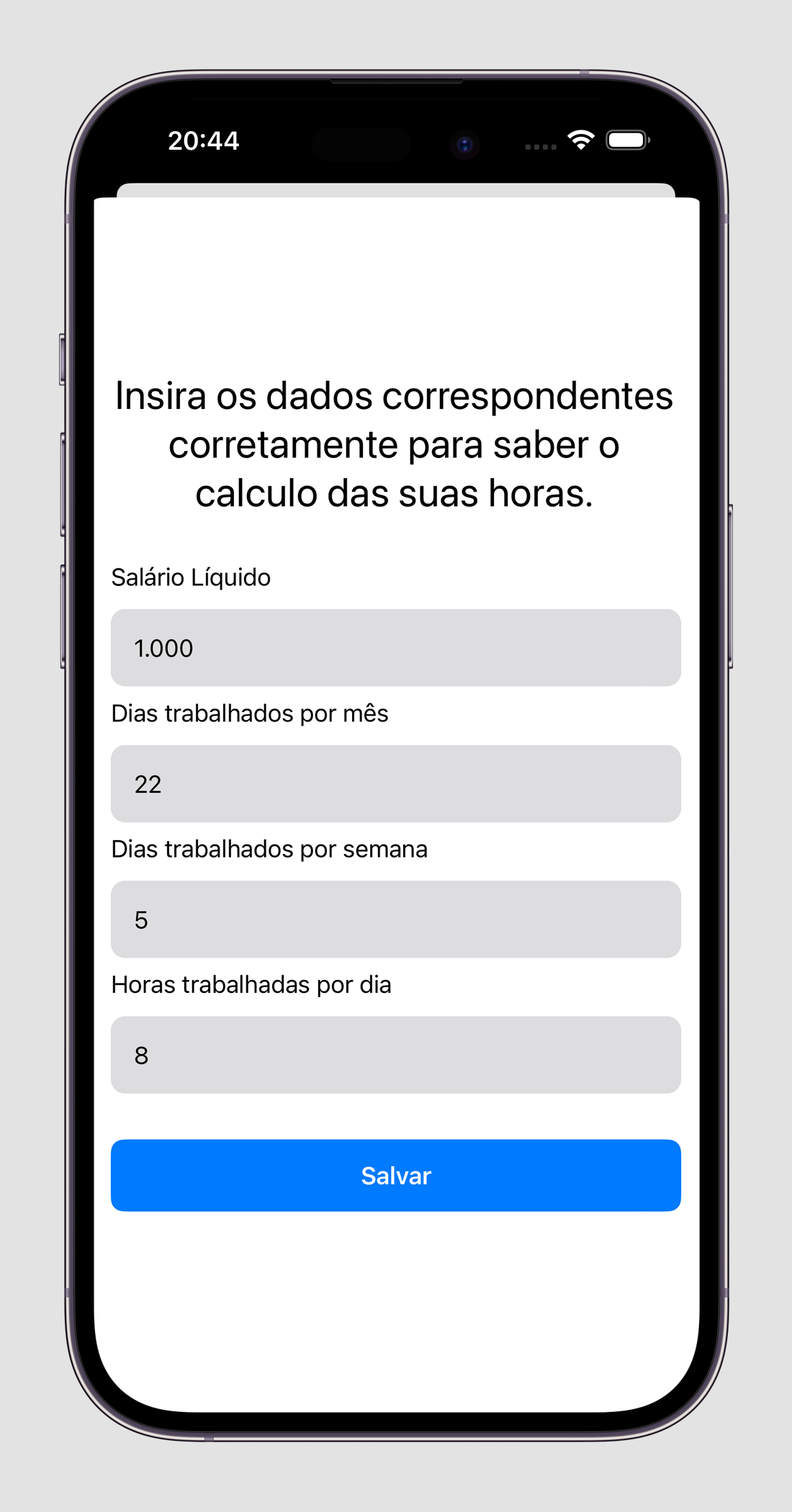 GitHub - juniorleoncio/MeuValor: App para controlar e especificar qual o valor da sua hora de ...