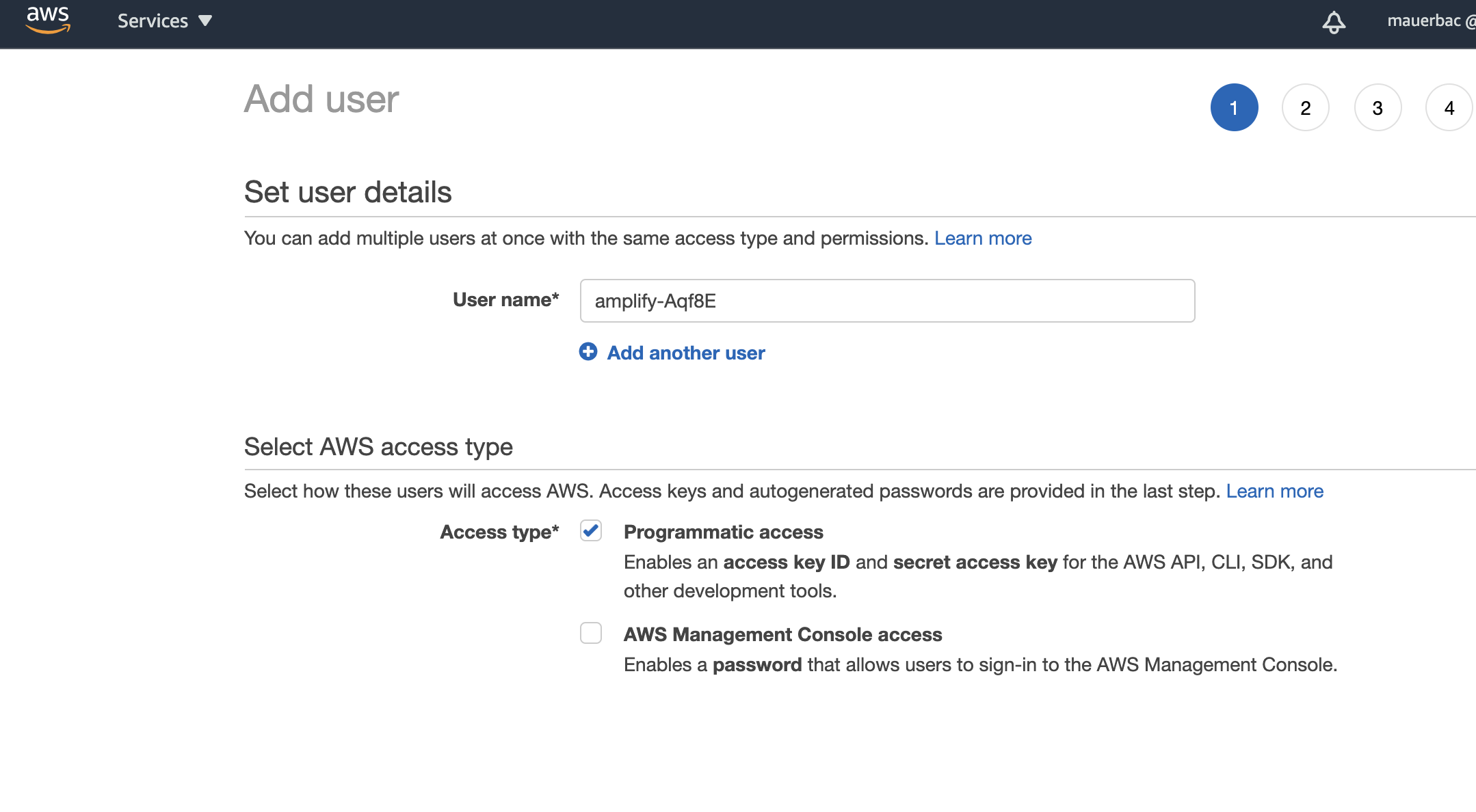 Feedback Amplify Configure Doesnt Create A User In Aws Iam Console · Issue 5398 · Aws