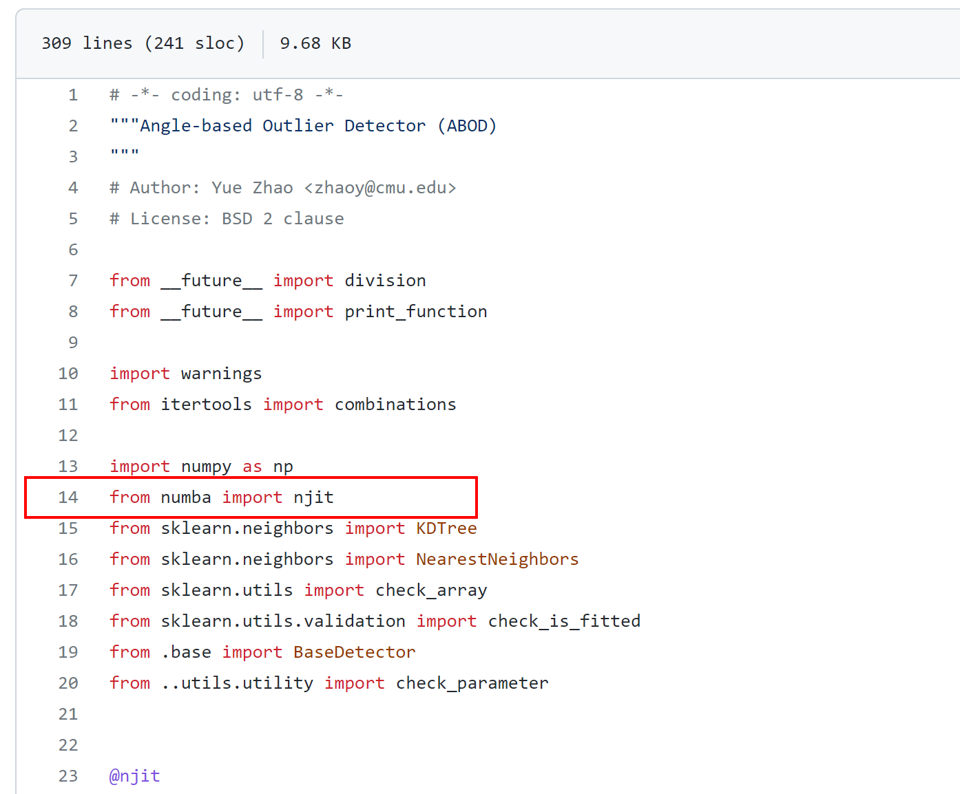 Is it possible to install pyod without numba? · Issue #404 · yzhao062 ...