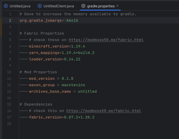 Choosing A Fabric Api Version Doesnt Get Saved · Issue 2118 · Minecraft Devminecraftdev · Github