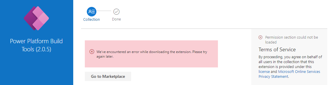 On Premise Install Failing · Issue 202 · Microsoft Powerplatform Build Tools · Github