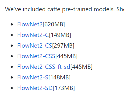 pretrained weights · Issue #69 · NVIDIA/flownet2-pytorch · GitHub