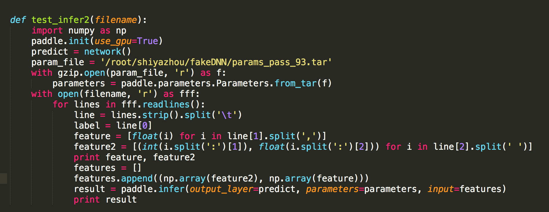 V2的多个data layer在infer时的问题 · Issue #12525 · PaddlePaddle/Paddle · GitHub