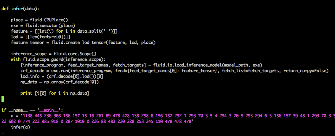 [Fluid 1.2]infer时报错Tensor holds no memory. · Issue #15879 · PaddlePaddle/Paddle · GitHub