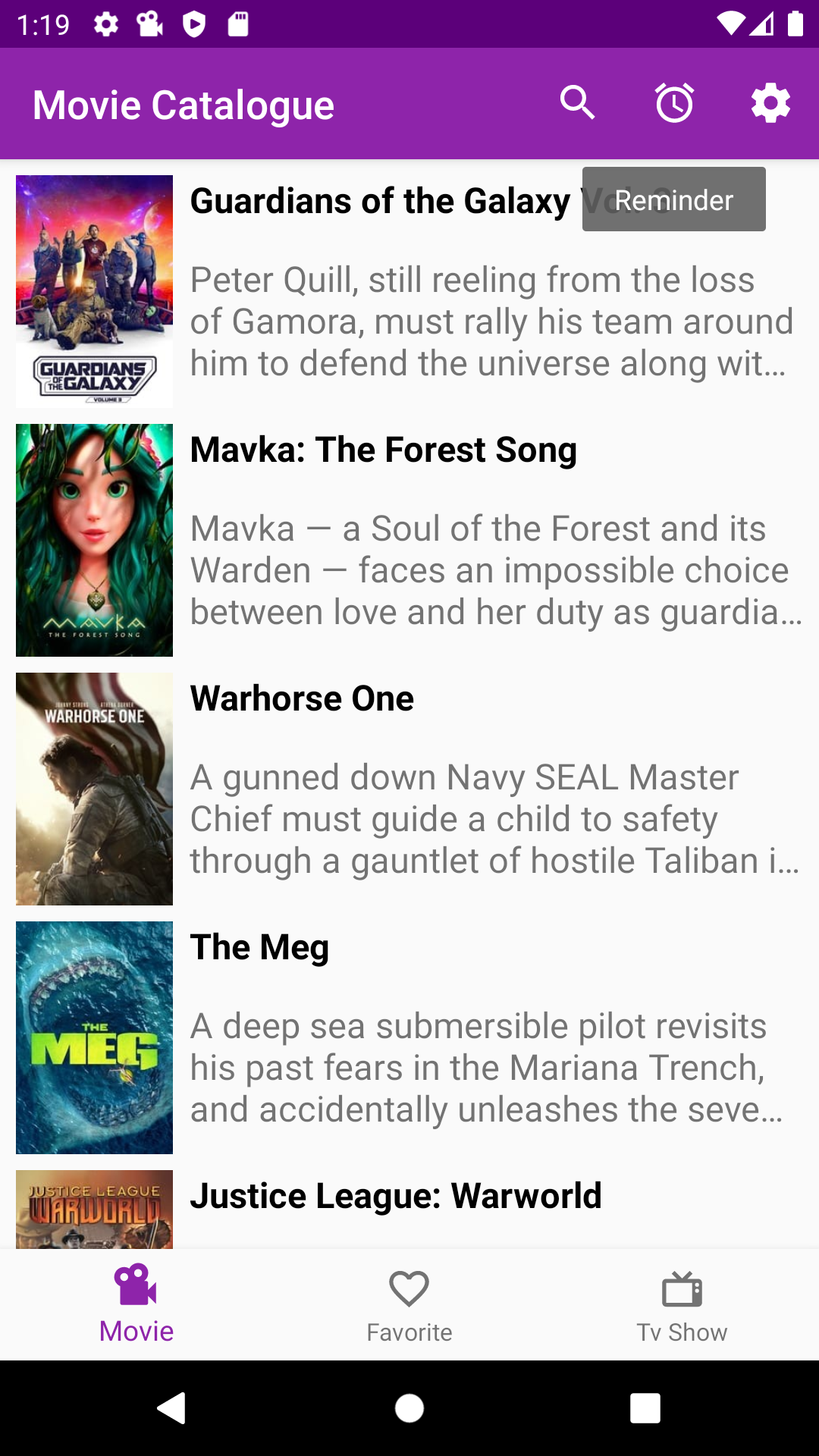 GitHub - Fatimazza/MovieCatalogue: Movie Catalogue Android Native App