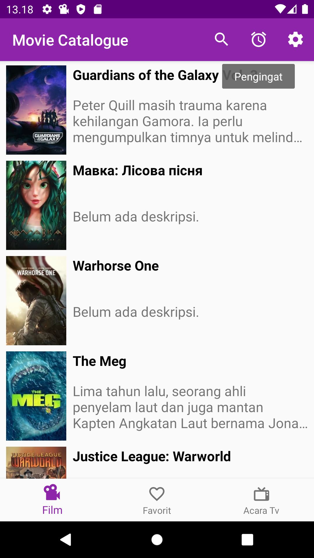 GitHub - Fatimazza/MovieCatalogue: Movie Catalogue Android Native App