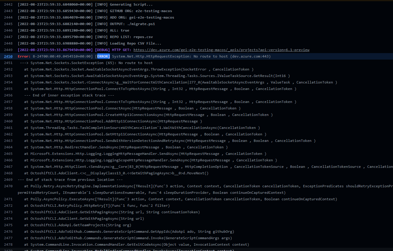 Retry On Networking Errors On Gets · Issue 596 · Githubgh Gei · Github