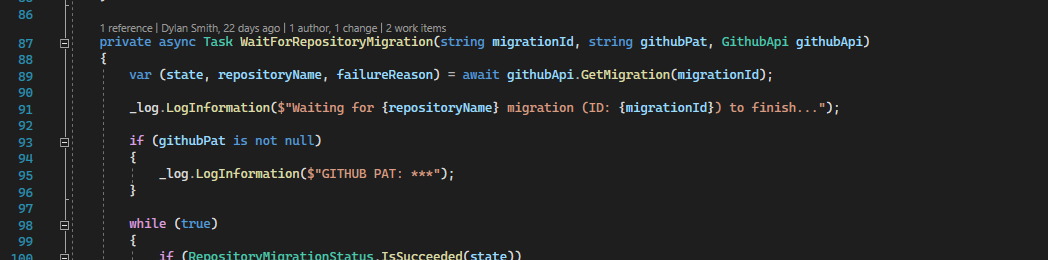 `wait-for-migration` should output info to log before calling API's · Issue #683 · github/gh-gei ...