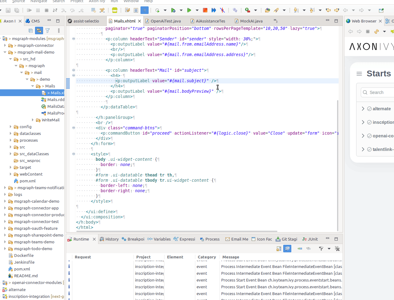 Idea: let chat GPT help me with JSF code · Issue #11 · axonivy-market ...