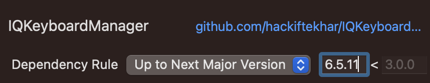 Problem with SPM package installation · Issue #1939 · hackiftekhar/IQKeyboardManager · GitHub