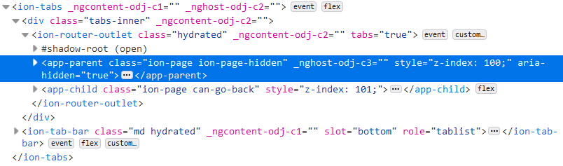 bug: starting on tab child page, going back to root causes root tab to get unmounted when ...