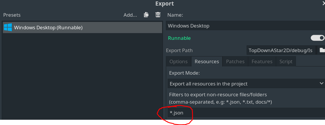 Error loading resources with exported exe/pck files · Issue #28732 ...