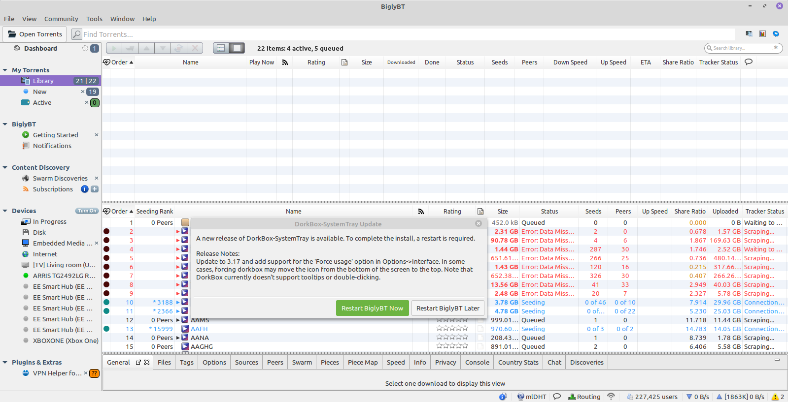 DorkBox System tray update will not install - Linux Mint 20.1 · Issue #2216 · BiglySoftware ...