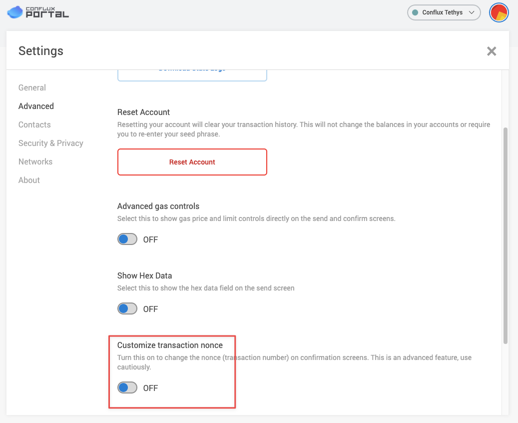 pending transaction · Issue #378 · Conflux-Chain/conflux-portal · GitHub