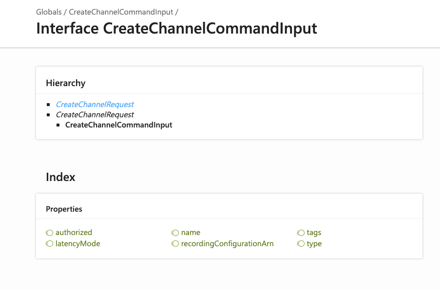 Incorrect Createrecordingconfigurationcommand In Ivs V3 Api Docs · Issue 3631 · Awsaws Sdk Js 