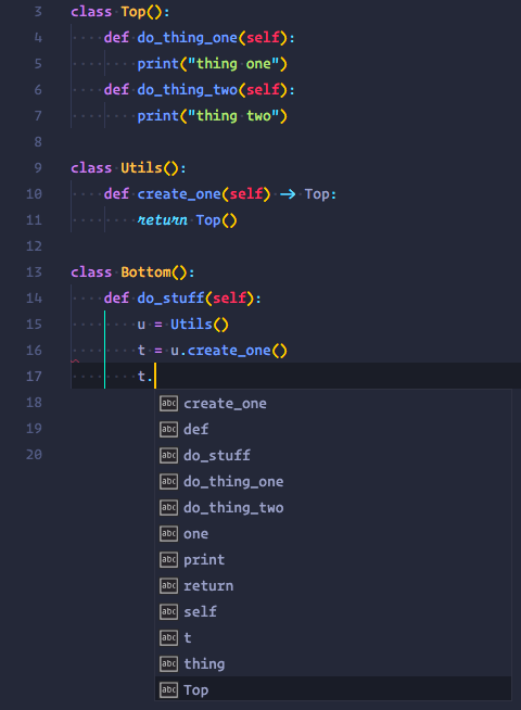 Python No Quicksuggestions On Object Returned By Function · Issue 49988 · Microsoftvscode