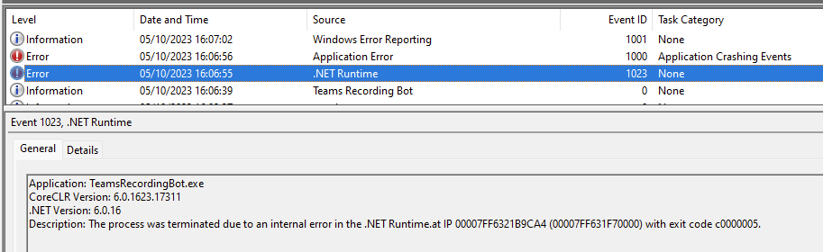 Icommunicationsclientcreatemediasession Causing Access Violation When Running As A Windows 