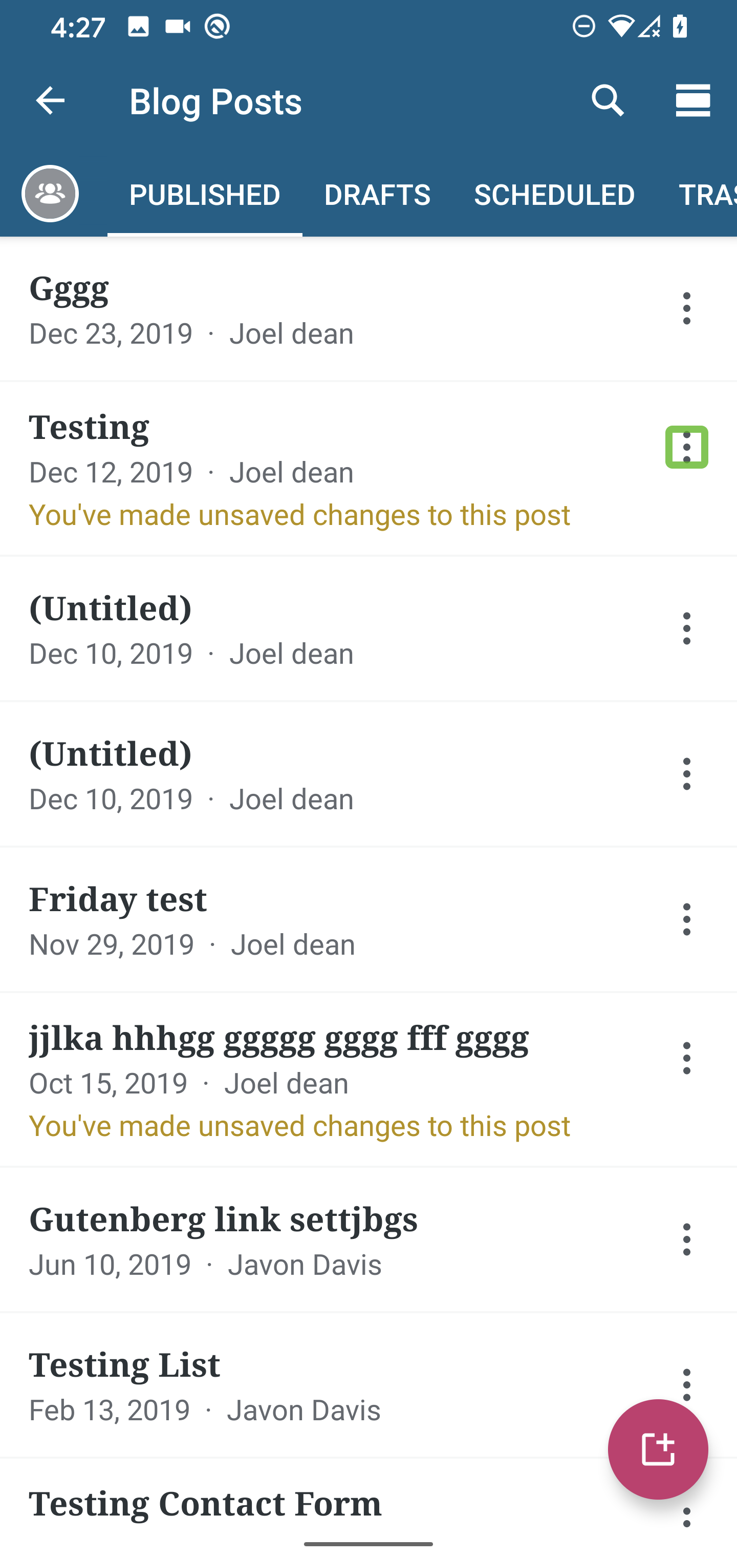 Accessibility : Post List Improvements · Issue #11067 · wordpress ...