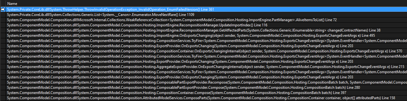 CompositionContainer is not thread safe - even when constructed as thread safe · Issue #59505 ...