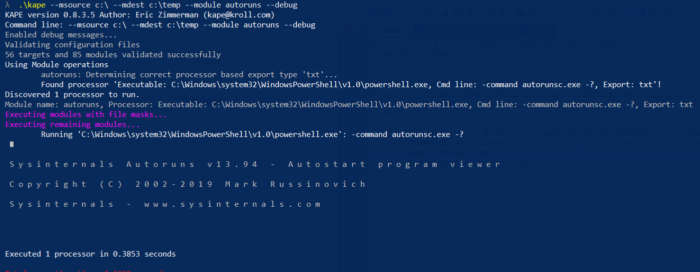 Unicode/Nulls in Output - Autoruns & eventually others · Issue #72 · EricZimmerman/KapeFiles ...