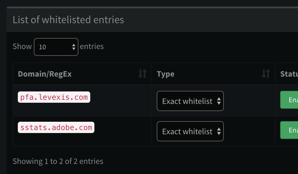 [index.php] bpOutput div on block page uses error class on success message while whitelisting ...