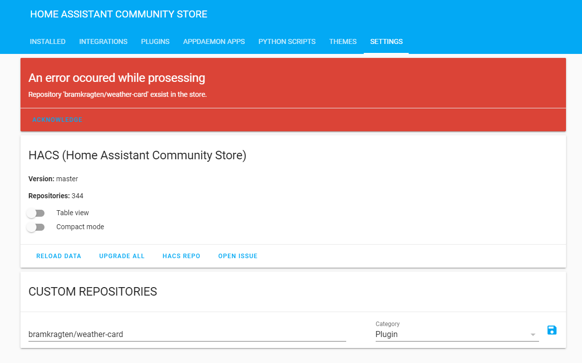 Can't add a custom repository · Issue #37 · hacs/frontend · GitHub