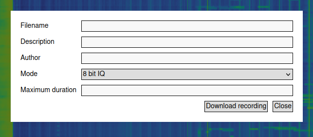 Recording enhancements · Issue #3 · maia-sdr/maia-sdr · GitHub