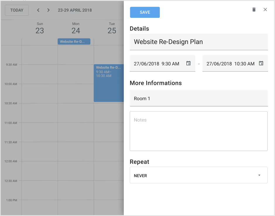 The Reactive Scheduler Allows Create Recurrence Appointment By Appointmentform · Issue 2203