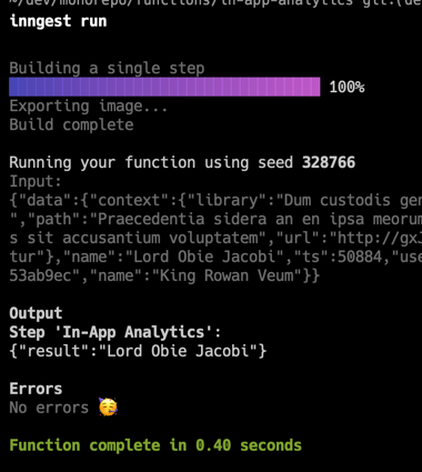 Scaffolding a new project with an event should use a string literal for `name` · Issue #92 ...