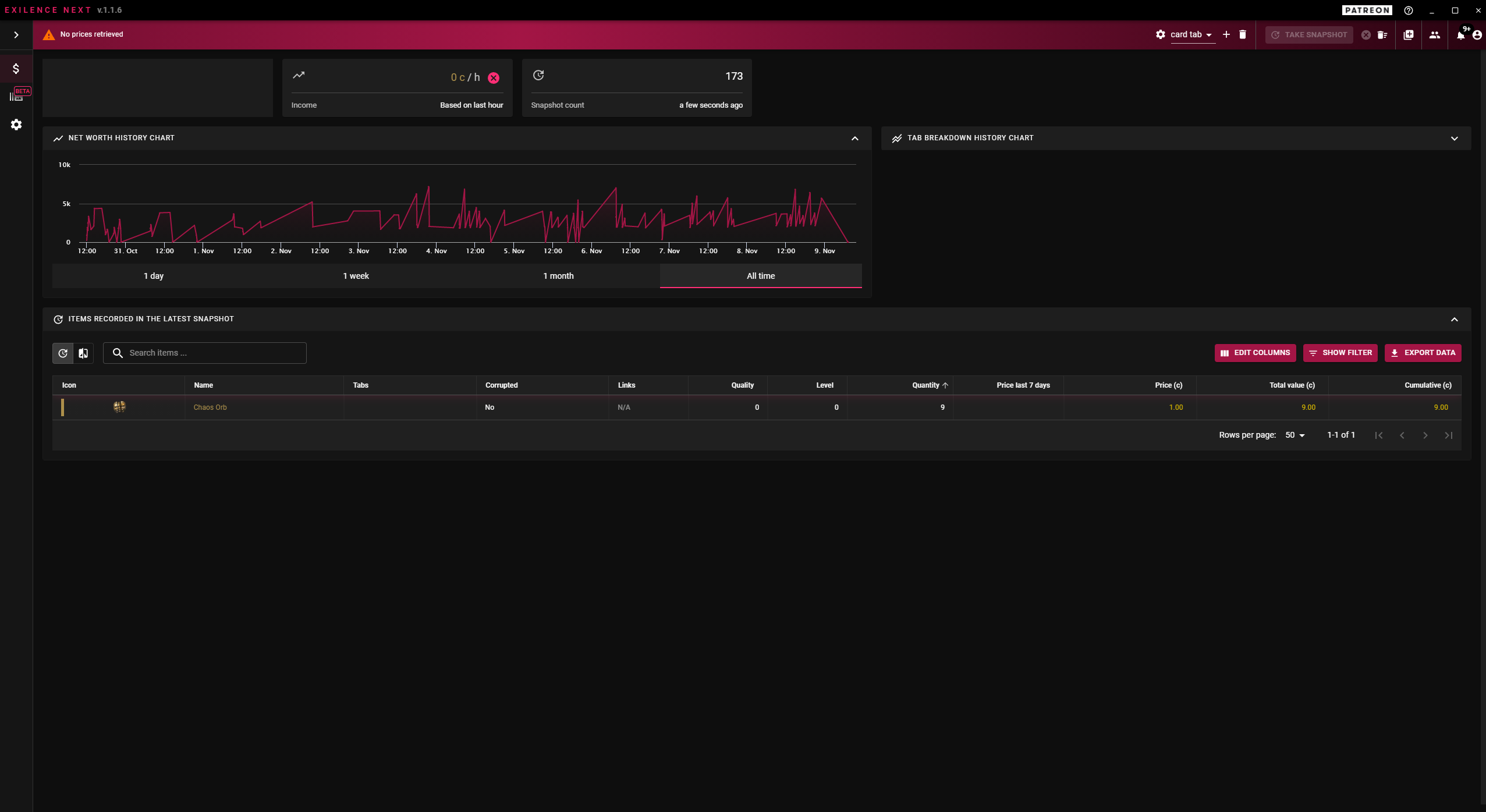 No prices retrieved for league · Issue #789 · viktorgullmark/exilence-next · GitHub