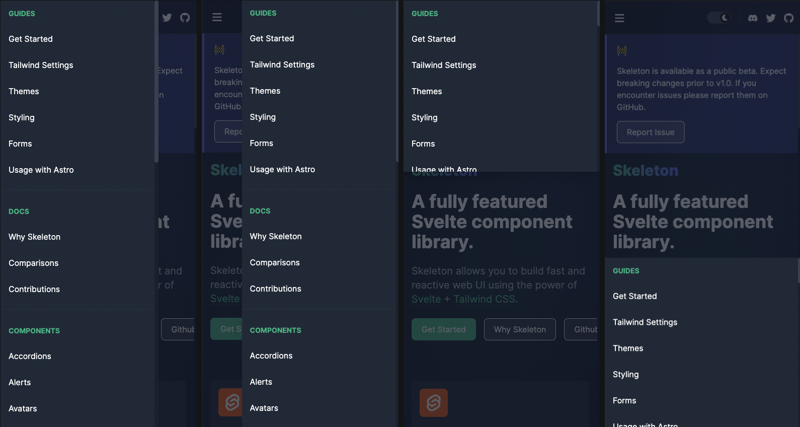 Refactor the drawer component · Issue #167 · skeletonlabs/skeleton · GitHub