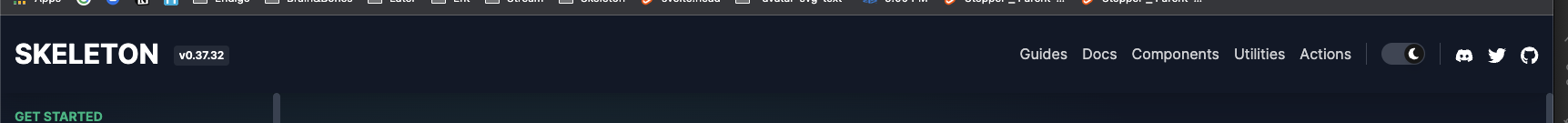 css background dark fails to load custom setting. · Issue #221 · skeletonlabs/skeleton · GitHub