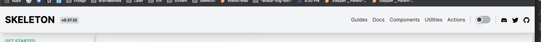 css background dark fails to load custom setting. · Issue #221 · skeletonlabs/skeleton · GitHub