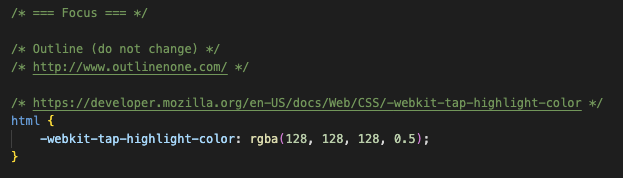 Use :focus-visible instead of :focus in buttons · Issue #236 ...
