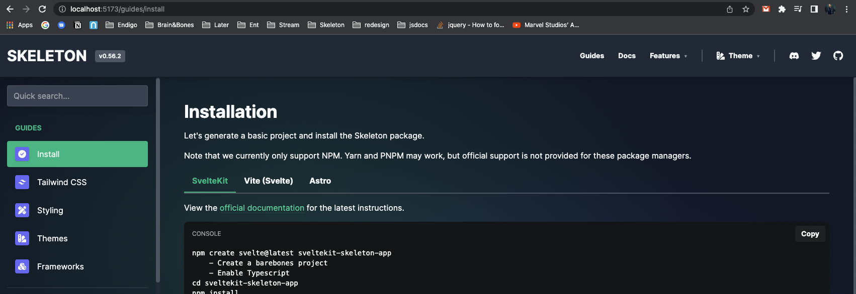 We should make it clear that NPM is the only package manager officially support · Issue #421 ...
