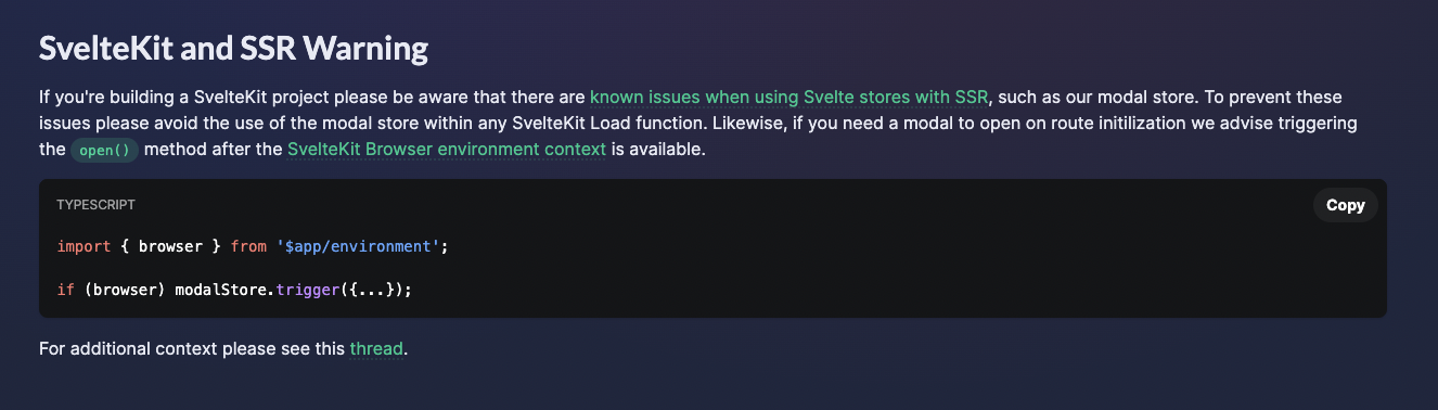 Update Toast/Dialog/Drawer docs with specific use case warnings · Issue #618 · skeletonlabs ...